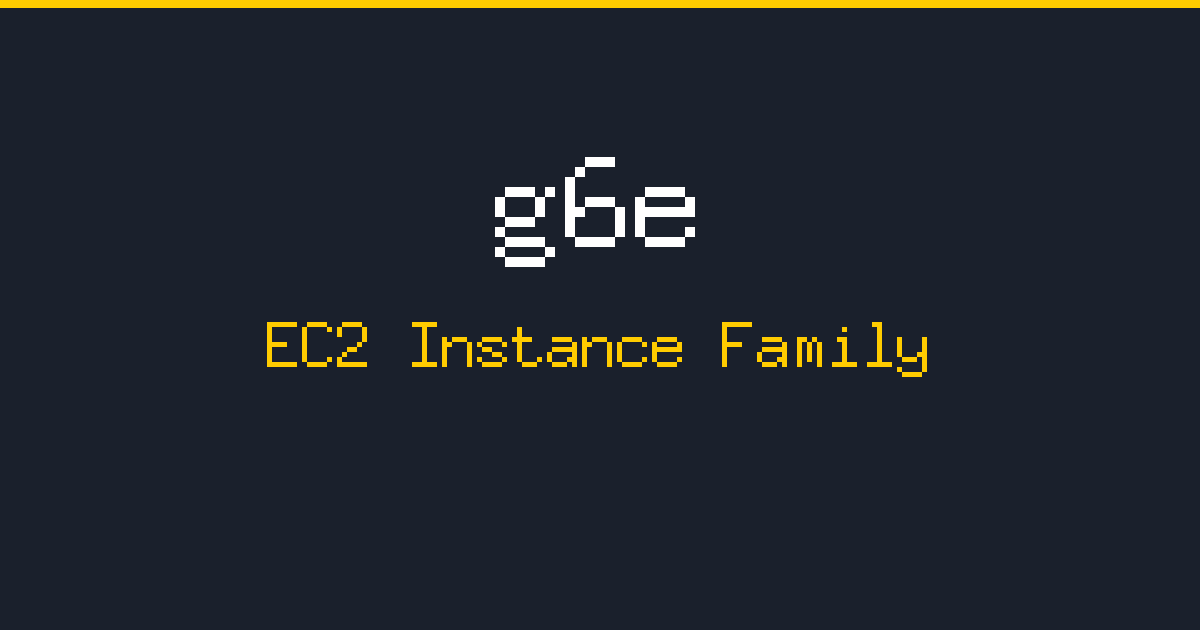 g6e Instance Family